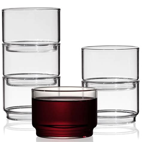 Bodega Stacking Glasses Kin Wine Market And Lounge