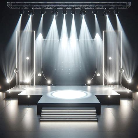 Immersive Concert Stage Featuring Dynamic Lighting And Advanced Visual