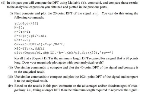 Solved Suppose That A Continuous Time Complex Exponential