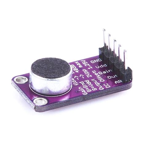 Max9814 Microphone Preamp Board Programmable Attack Release Ratio For