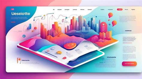 Fluid Formulas Contemporary Ui Ux Template Ai Generate Stock