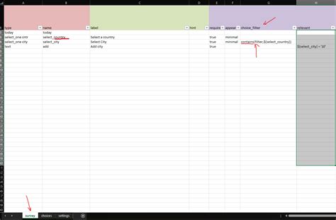 Сhoice Filter With One Regular Option Form Building Kobotoolbox Community Forum