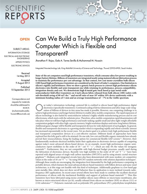 Pdf Can We Build A Truly High Performance Computer Which Is Flexible