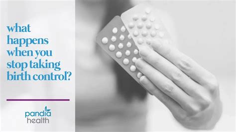 Oral Contraceptives What Happens To The Body After They Are Canceled