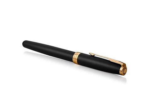 Ручка перьевая Parker (Паркер) Sonnet Matt Black GT с логотипом на ...
