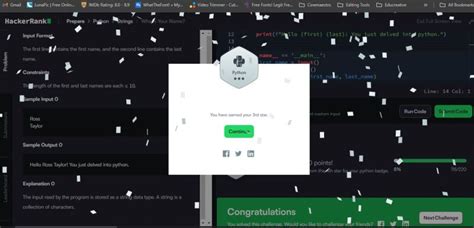 Sabbir Alamin On Linkedin Got A 3 Star On Basic Python Problem Solving In Hackerrank🎉