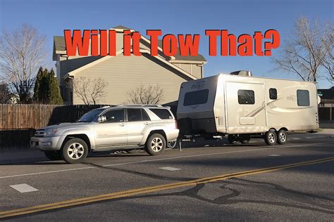 Will My 2008 Toyota 4runner V8 Tow This 6500 Lbs Camping Trailer Ask
