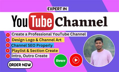 Create Design Setup And Optimize Your Youtube Channel By Farukx Fiverr