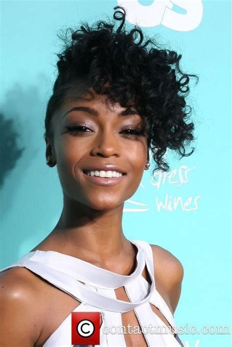 Yaya Dacosta Natural Hair Styles For Black Women Wedding Hairstyles