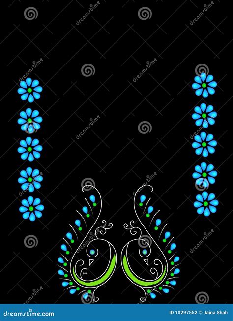 Peacock Pattern Stock Vector Illustration Of Pattern 10297552