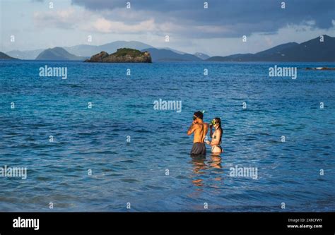 St Thomas Us Virgin Islands September 14 2016 Young Interracial