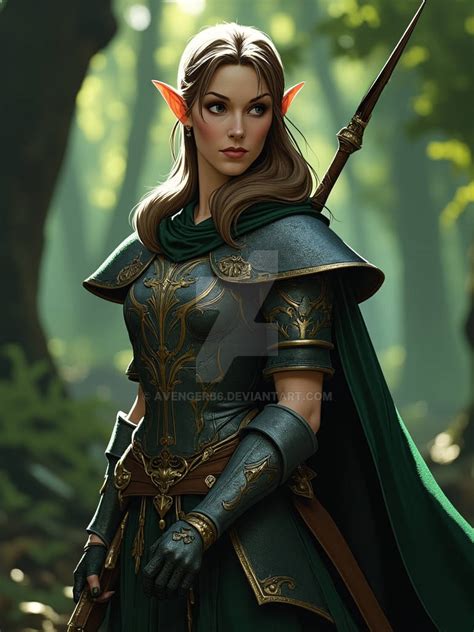 Open Adoptable Elven Warrior Girl 54 By Avengerb6 On Deviantart