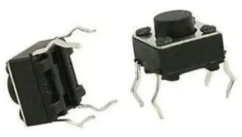 Kit 10 X Botão Chave Microswitch Push Button 4 Pinos Arduino Mercadolivre