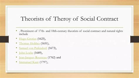 Theory Of Social Contract Pptx