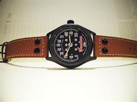 Indian Motorcycles Classic Corbin Speedometer Style Wrist Watch 1920