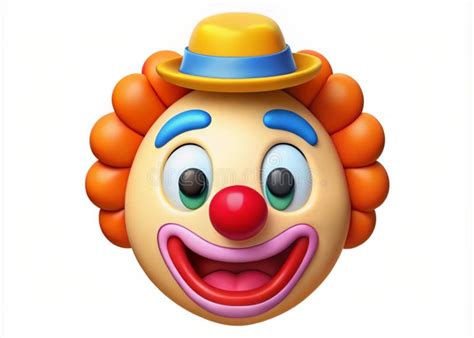 Colorful Clown Face Emoji Stock Illustrations 222 Colorful Clown Face