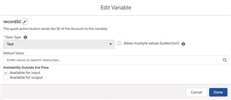 Pass Record Id To Flow In Quick Action Sunshine And Other Unhandled