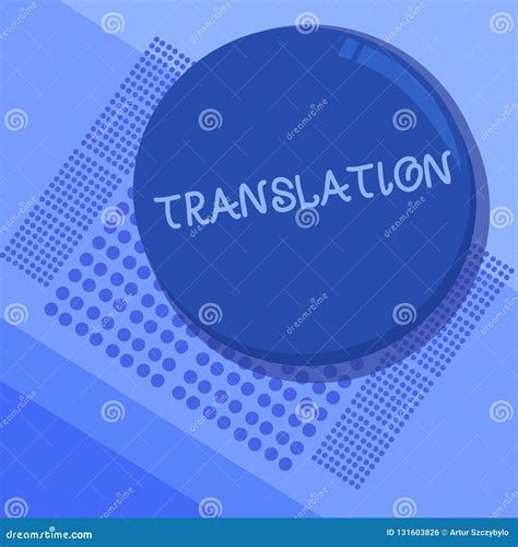 Text Sign Showing Translation Conceptual Photo Process Of Translating Words Text From One