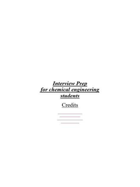Interview Preparation For Chemical Pdf Pump Distillation