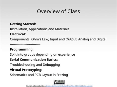 Introduction To Arduino Version 3 Zero To Prototyping PPT