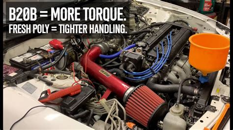 B20b Swapping My Integra Part 2 The Motor Swap And Suspension Refresh Youtube