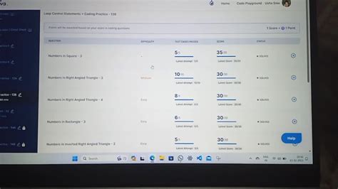 Usha Sree Dasari On Linkedin Hi Today I Have Completed Python Nested Loops Coding Practice