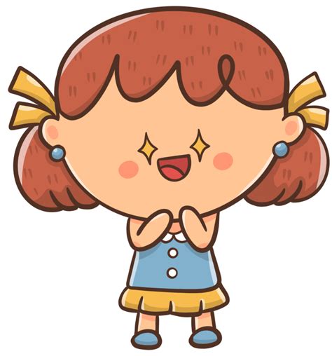 Girl Happy Clipart