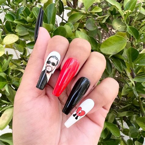 Bad Bunny Press On Nails Bad Bunny Nails Un Verano Sin Ti Etsy
