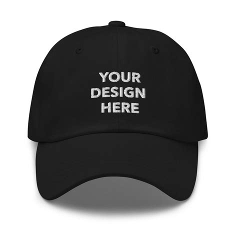 Personalized Embroidered Dad Hat Custom Logo Baseball Cap Etsy