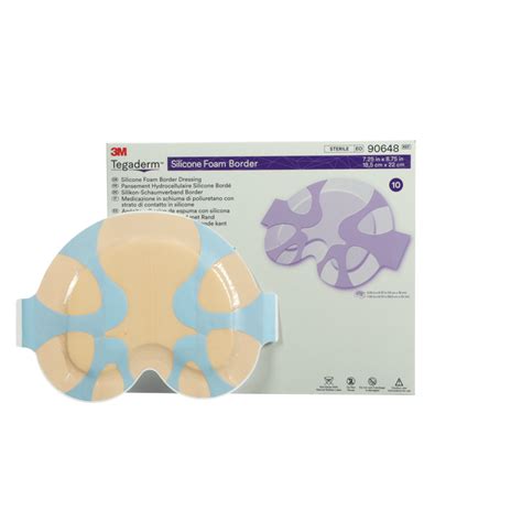 3m Tegaderm Silicone Foam Border Dressing Lg Sacral 18 5x22cm