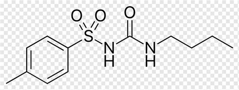 Tolbutamide Sodium Chemistry Structure Pharmaceutical Drug Physical