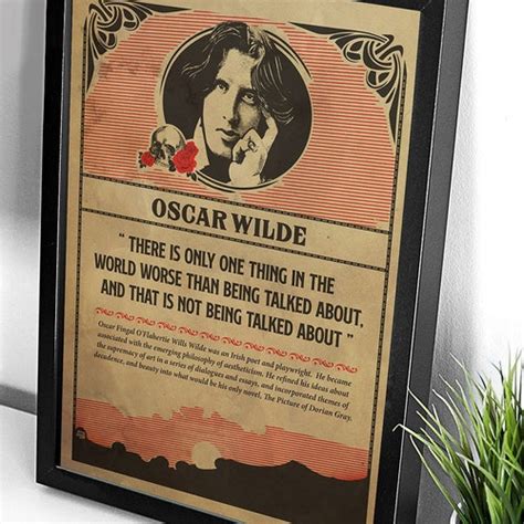 Oscar Wilde Portrait Poster Print As Seen On Hbos Etsy