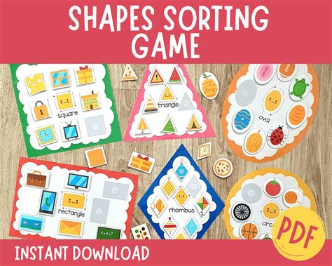 3d Shape Sorting Rules Free Worksheets Printable