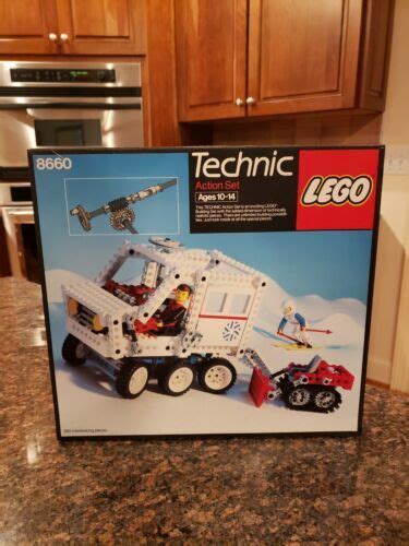 Lego Technic Arctic 8660 Arctic Rescue Unit Year 1986 New Sealed
