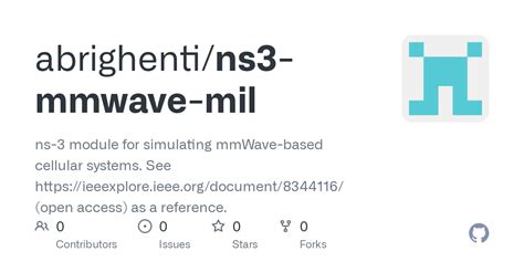 GitHub Abrighenti Ns Mmwave Mil Ns Module For Simulating MmWave Based Cellular Systems