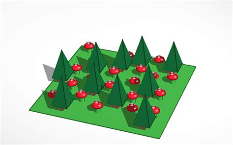 3d Design Forest Tinkercad