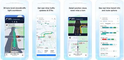 how to use amap gaode map in english