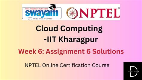 cloud computing week 6 assignment answers jan 2024 nptel youtube