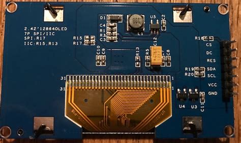 Spi Horizontal Offset With Generic SSD1306 OLED Display Electrical Engineering Stack Exchange