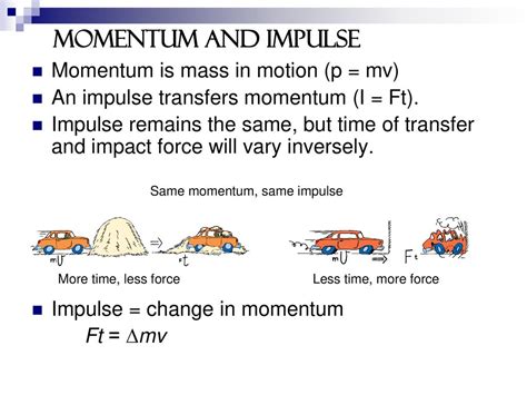 Impulse Chapter 82 An Impulse Occurs When Momentum Is Transferred