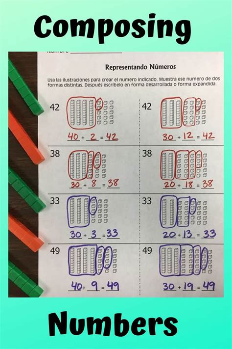 Decomposing Numbers Worksheets Kindergarten Decomposing Numb