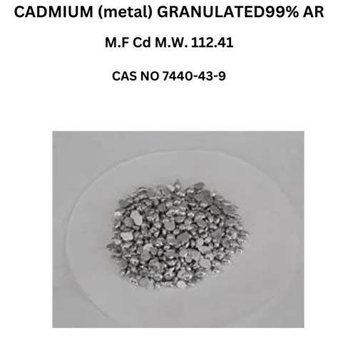 Cadmium Metal Granulated 99 Ar Price And Specifications Alpha