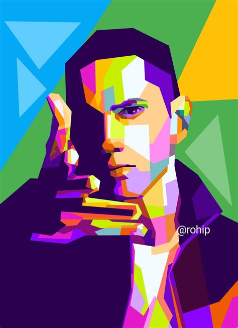 Eminem Pop Art Pop Art Drawing Wpap Art Pop Art