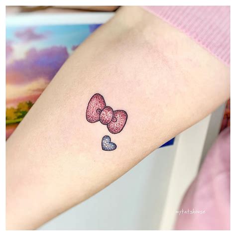 Hello Kitty Bow Tattoos