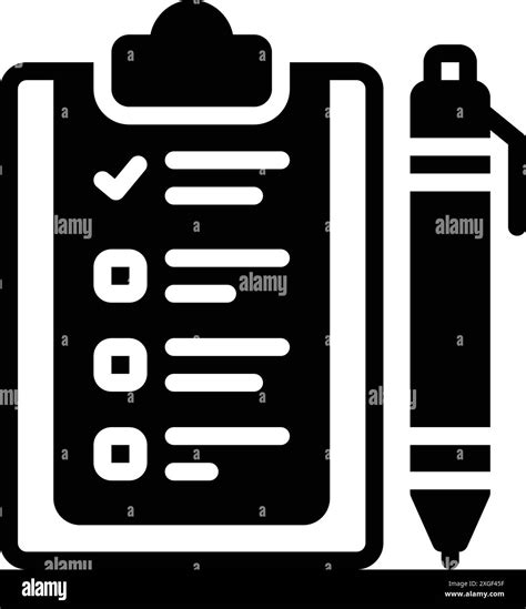 Icon For Questionnairecriteria Stock Vector Image And Art Alamy