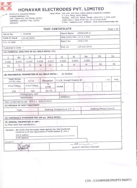 How To Check Material Test Certificate