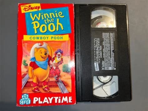 Winnie The Pooh Pooh Playtime Cowboy Pooh Vhs Picclick Uk