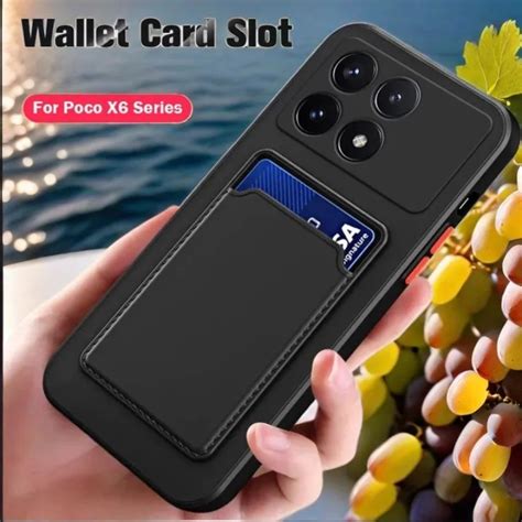 Capa De Silicone Líquido Para Telefone Xiaomi POCO X Pro G Com Design De Slot De Cartão E