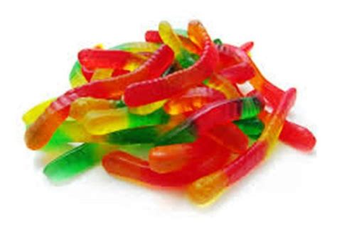 2 Kg Gomitas Gomas Lombriz Brilladas Viboritas Frutal Lucky Envío Gratis