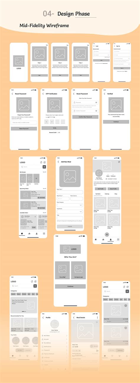 UI Ux Case Study Culinary Mobile App Behance